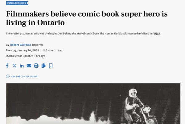 The Montreal-Based Superhero: The Human Fly - Vincent and Friends Media Co.