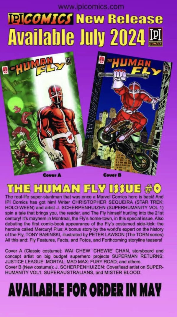 The Montreal-Based Superhero: The Human Fly - Vincent and Friends Media Co.